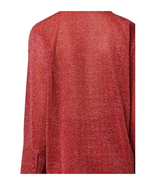 Oseree Lumiere Lurex Button-up Shirt