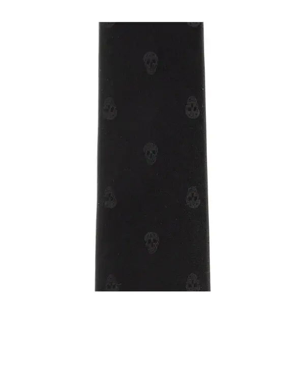 Alexander McQueen Skull Jacqaurd Tie