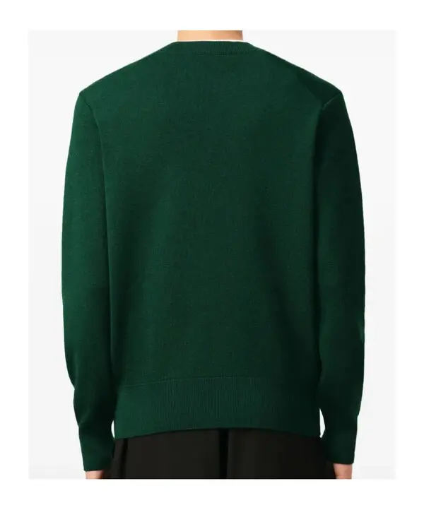 AMI Paris De Coeur Logo Embroidered Crewneck Jumper