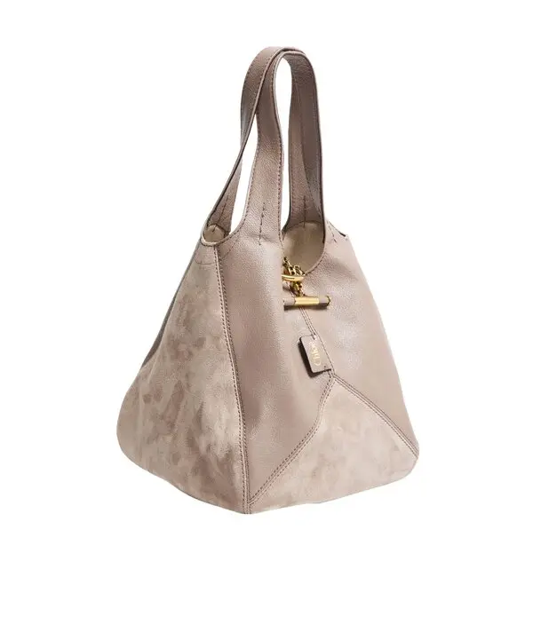 Chloé Leather And Suede Shoulder Bag