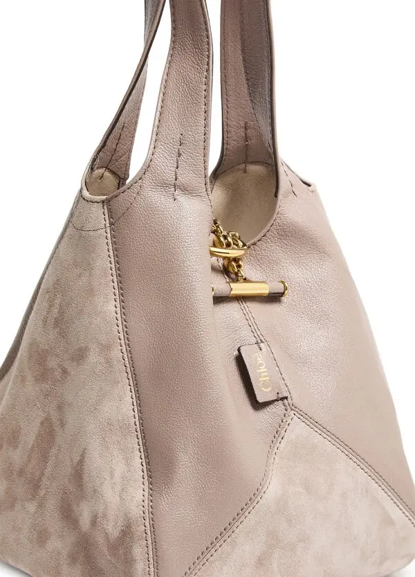 Chloé Leather And Suede Shoulder Bag