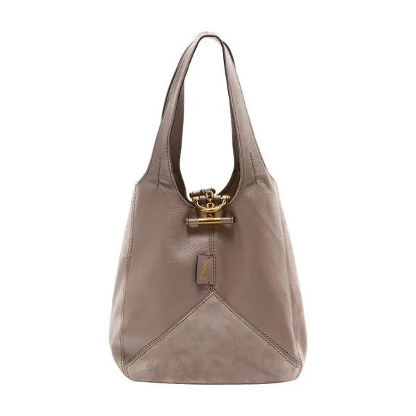 Chloé Leather And Suede Shoulder Bag