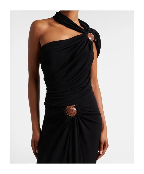 Christopher Esber Embellished Draped Jersey Top