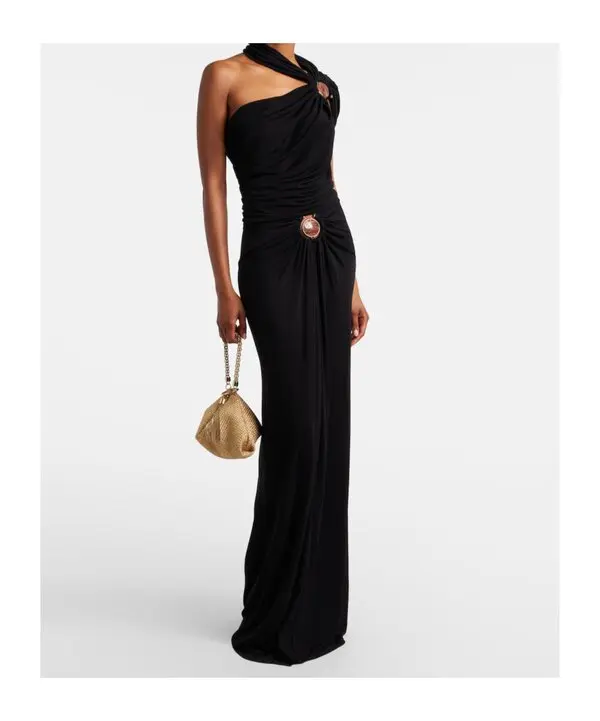 Christopher Esber Embellished Draped Jersey Top