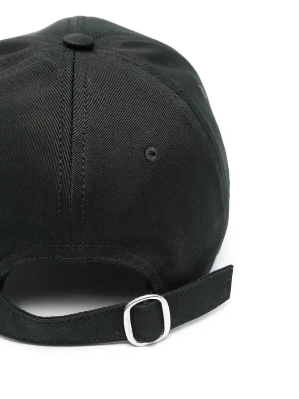 Off-White Drill Bookish Logo Embroidered Baseball Cap
