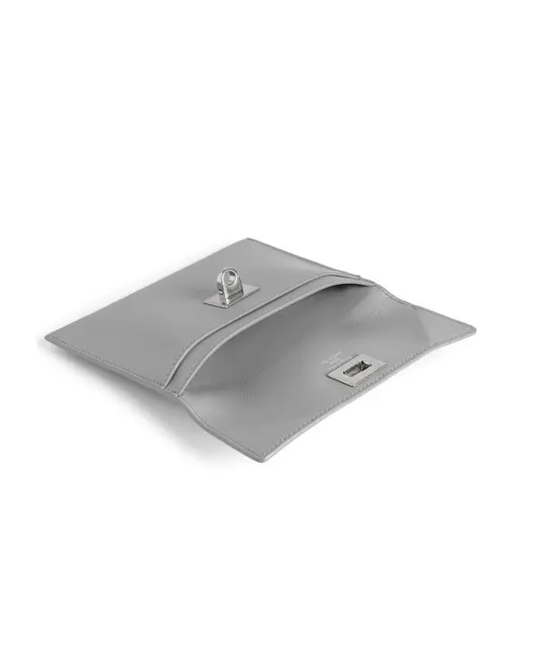 Balenciaga Rodeo Large Coin And Card Holder In Cloud Grey