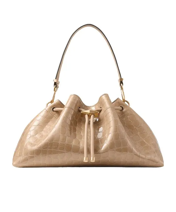 JIMMY CHOO Cinch Medium Bag - Nude