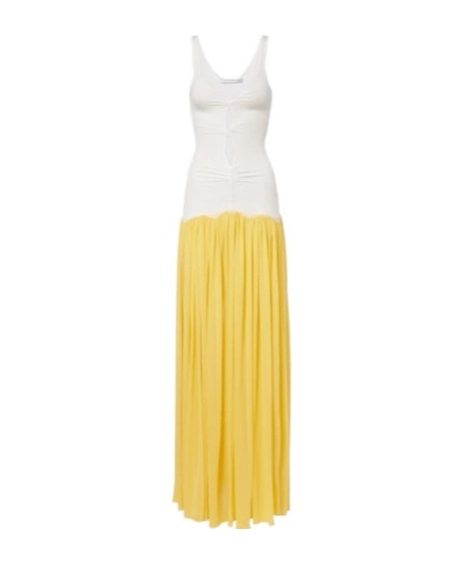 Christopher Esber Verner Lace-trimmed Maxi Dress - Yellow
