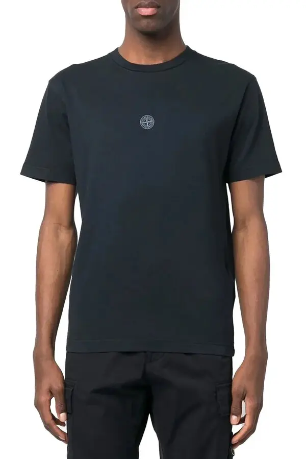 Stone Island Logo-print Short-sleeved T-shirt