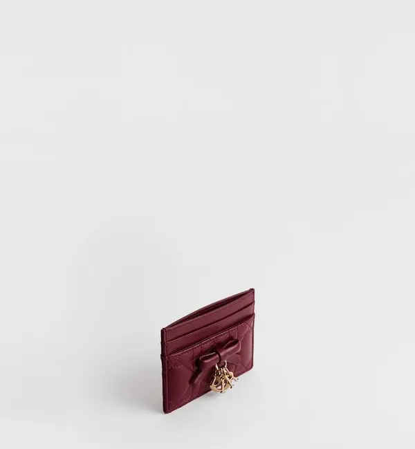 Dior Or Lady Freesia Card Holder