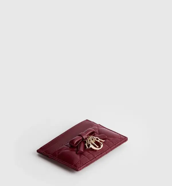Dior Or Lady Freesia Card Holder