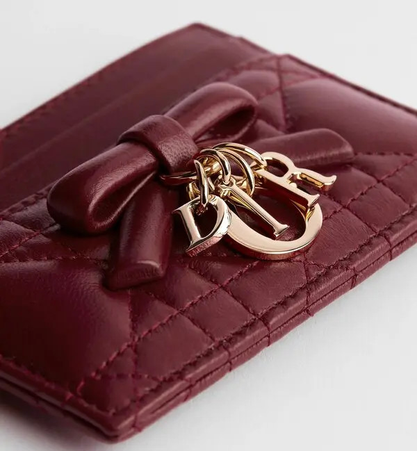 Dior Or Lady Freesia Card Holder