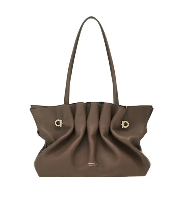 FERRAGAMO Soft Hand Bag - Brown