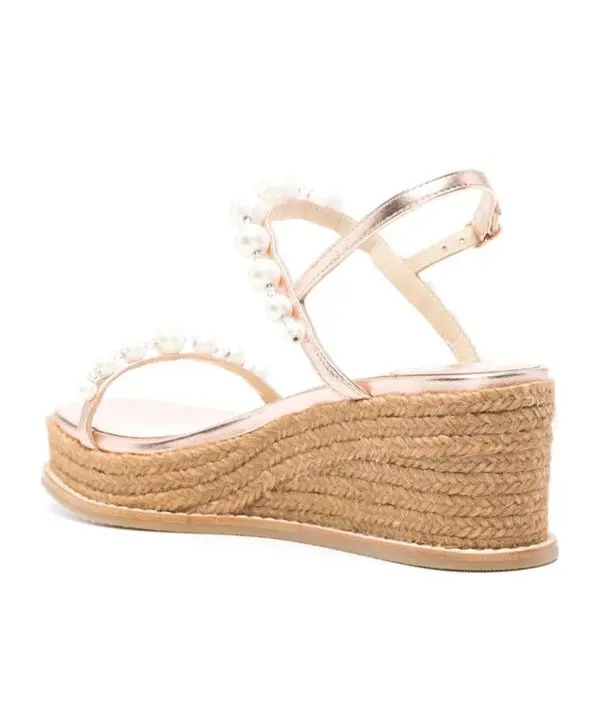 JIMMY CHOO Embellished Wedge Sandals