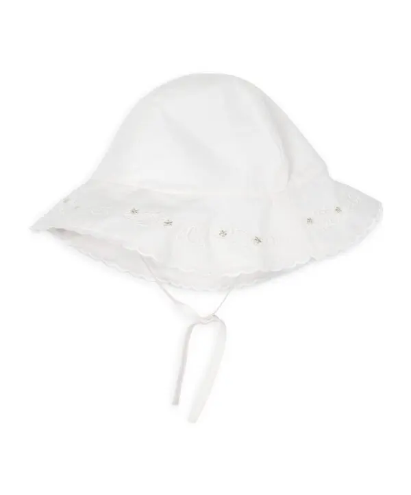 Chloé Embroidered Dress Set With Fisherman's Hat