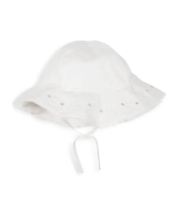 Chloé Embroidered Dress Set With Fisherman's Hat