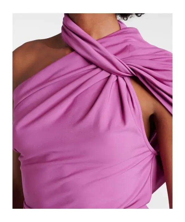 Christopher Esber Elegant Ruched Knit Dress