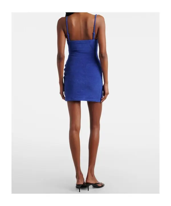 Christopher Esber Cutout Cotton-blend Terry Minidress