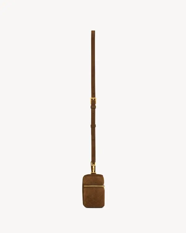 Saint Laurent Gaby Vanity Bag In Suede