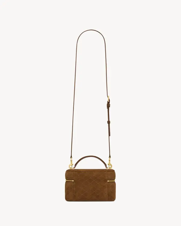 Saint Laurent Gaby Vanity Bag In Suede