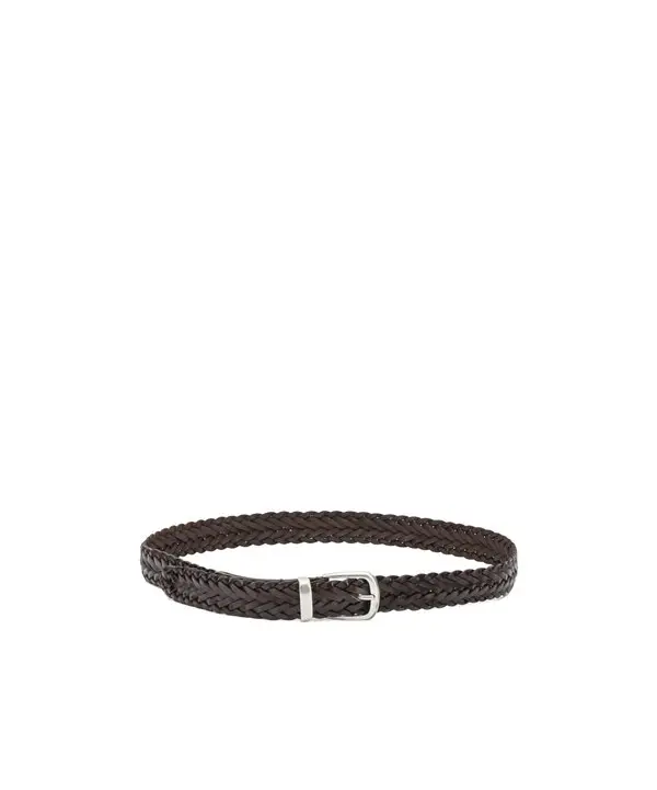 Officine Creative Oc Strip' Leather Belt - Black