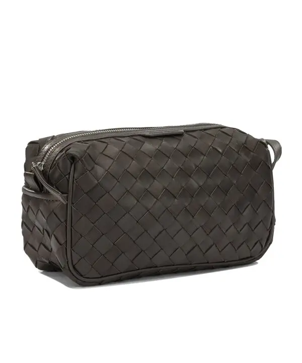 Officine Creative Woven Leather Clutch