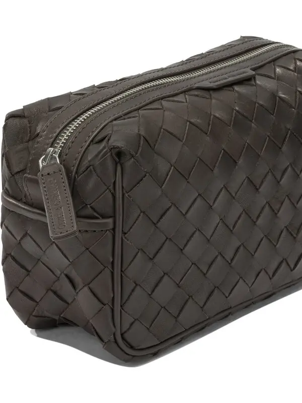 Officine Creative Woven Leather Clutch