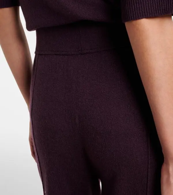 Jardin Des Orangers Wool And Cashmere Wide-leg Pants
