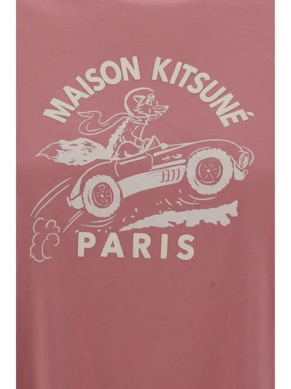 Maison Kitsuné Racing Fix Printed Crewneck T-shirt