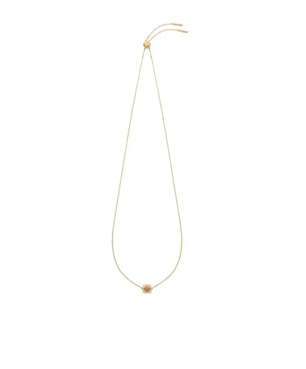 Loewe Anagram Pendant Necklace - Gold
