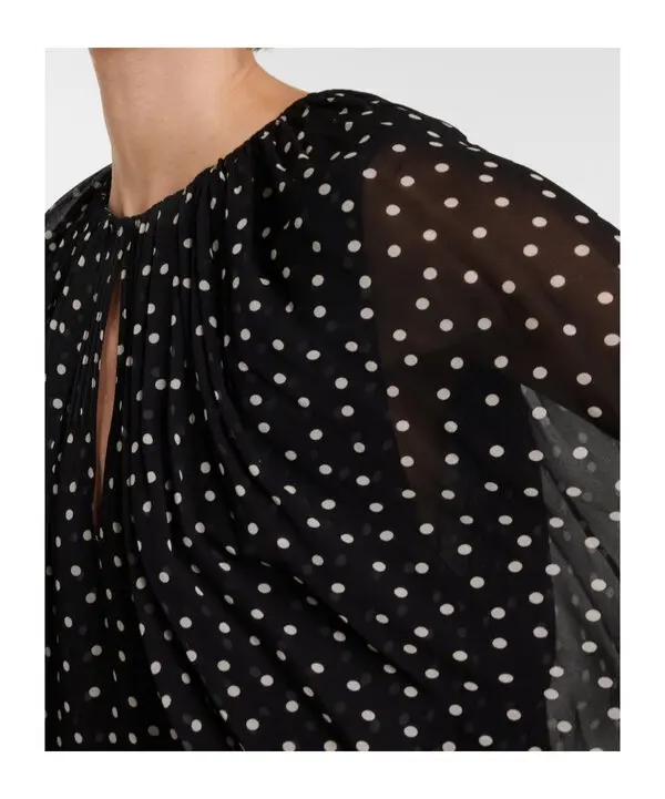 Dorothee Schumacher Dancing Dots Polka-dot Maxi Dress