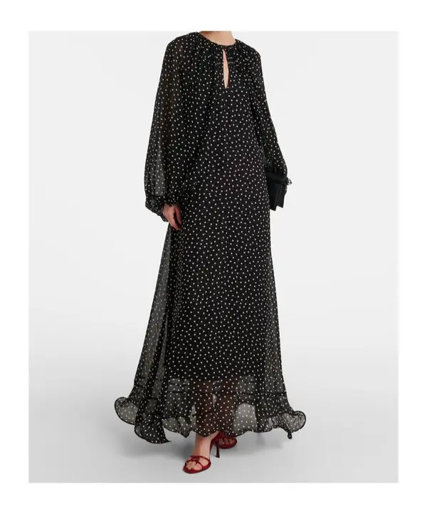 Dorothee Schumacher Dancing Dots Polka-dot Maxi Dress