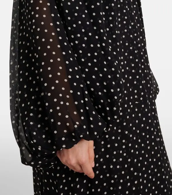 Dorothee Schumacher Dancing Dots Polka-dot Maxi Dress