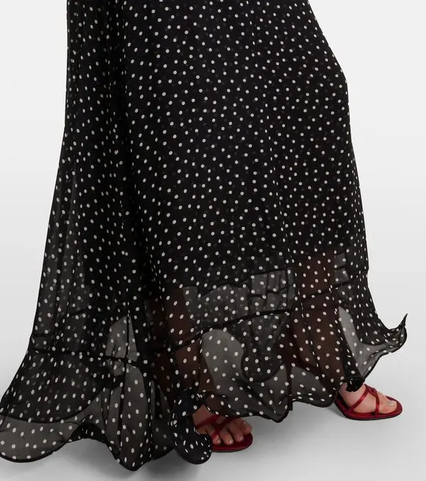 Dorothee Schumacher Dancing Dots Polka-dot Maxi Dress