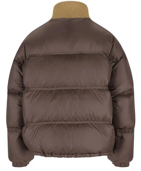 Celine Puffer Jacket In Light Nylon