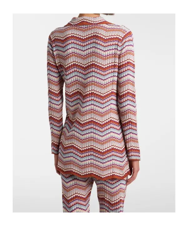 Rixo Brody Chevron Cotton Top