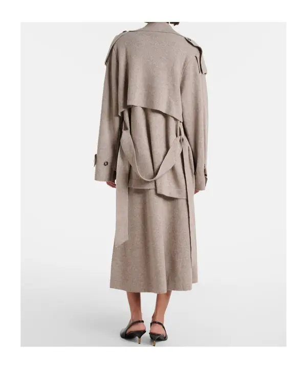 Jardin Des Orangers Wool And Cashmere Blend Midi Skirt