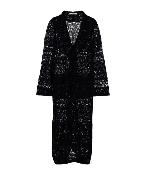 Dorothee Schumacher Cotton Blend Crochet Jacket