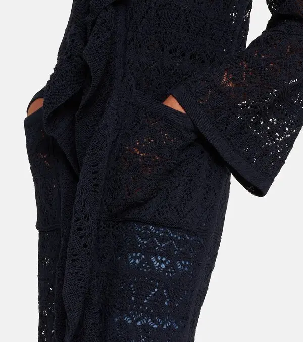 Dorothee Schumacher Cotton Blend Crochet Jacket