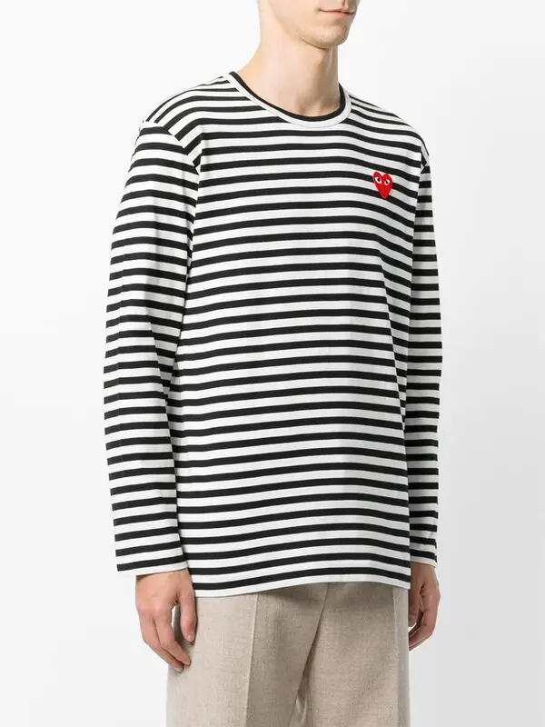 Play Comme Des Garcon Short-sleeved T-shirt - Black