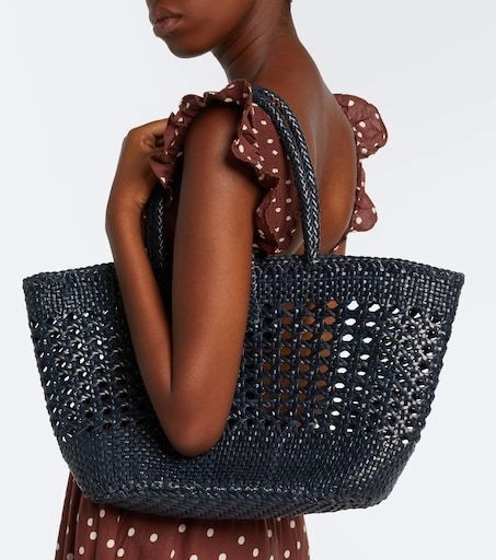 Rixo X Dragon Diffusion Lucine Leather Tote Bag