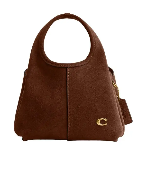 COACH Lana 19 Suede Shoulder Bag
