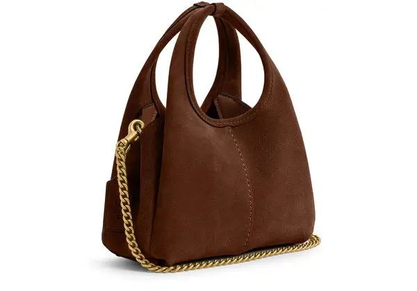 COACH Lana 19 Suede Shoulder Bag
