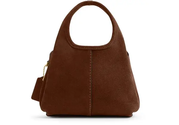COACH Lana 19 Suede Shoulder Bag