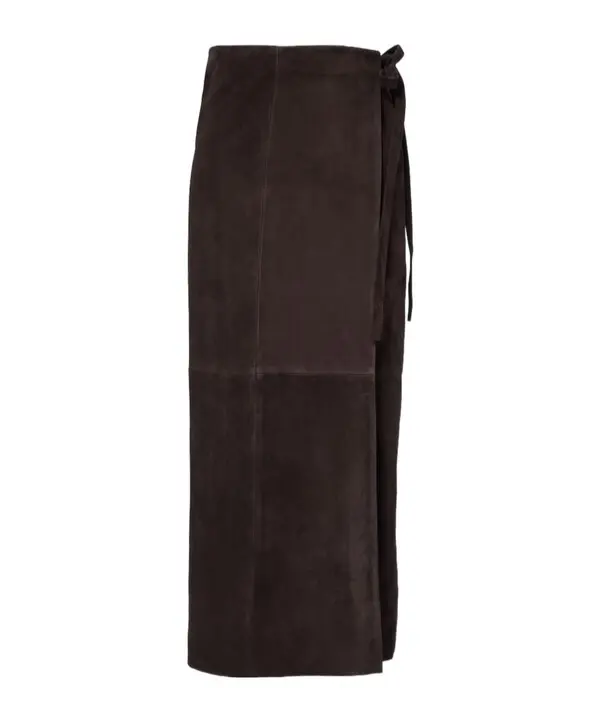 Nour Hammour Wrap Dress With Tie Details - Black