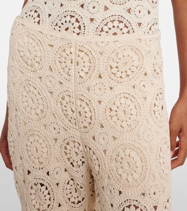 FRAME Crocheted Trousers