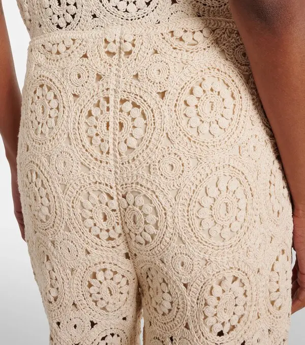FRAME Crocheted Trousers