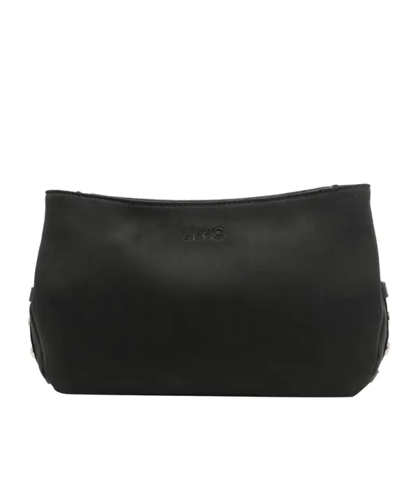 Liu Jo Logo Studded Shoulder Bag - Black