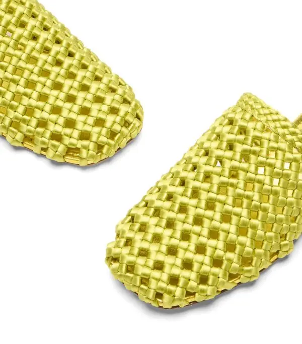STUART WEITZMAN Marina Woven Mule - Ochre/citrine