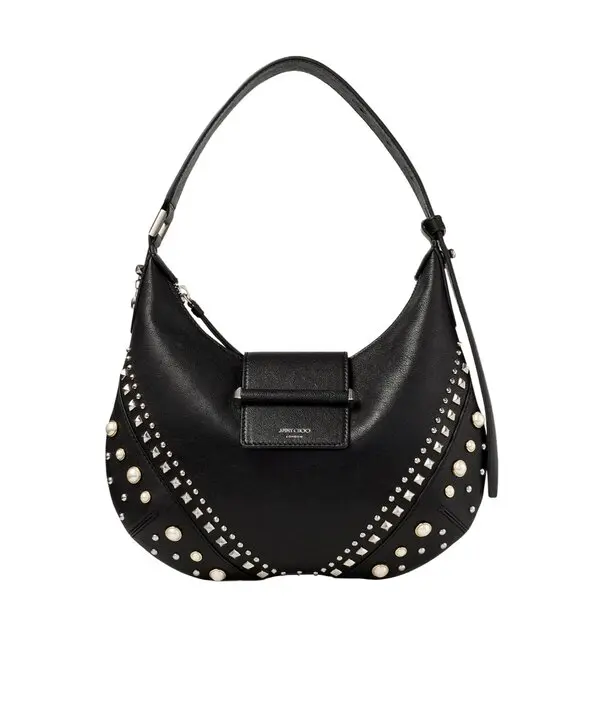 JIMMY CHOO Small Bar Hobo Bag